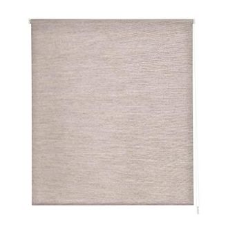 Estoralis | Bran | Store Enrouleur Moderne | sans Outil Tissu Tamisant | Bran | Lin | 45 x 150 cm. (Largeur/Hauteur) Taille du Tissu 42 x 150 cm. | Stores pour 