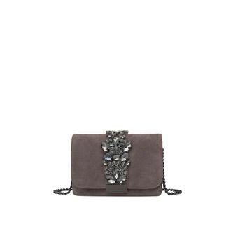Alma En Pena Strass-Clutch - - Bags - Damen - Grau - ONE SIZE