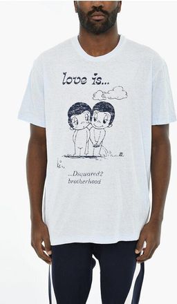 Dsquared2 Cotton Crew-neck T-shirt size Xxl