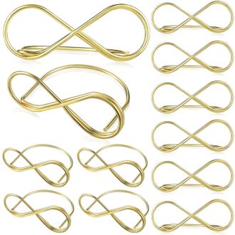 BESPORTBLE Levemolo 12 St&uuml;ck Tischkartenhalter aus Eisen Platzhalter f&uuml;r Hochzeiten und Restaurants Namensschild Clip mit Stabilem Metall Vielseitiger Fotost&auml;nde