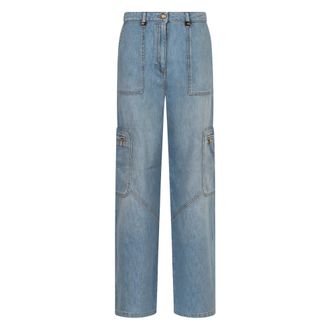 Elisabetta Franchi Multi-Pocket-Kleidungsst&uuml;ck - - Jeans - Damen - Blau - W28