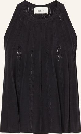 BA&SH Ba&Sh Stricktop Serres schwarz