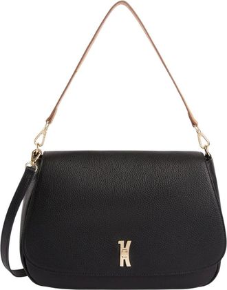 Alviero Martini 1A Classe Femme, Sacs, Noir, Taille: ONE Size Tracolla Patta
