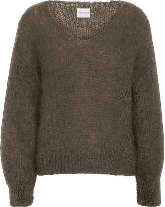Americandreams Americandreams, Femme, Pulls, Gris, Taille: 42 FR Milana LS Mohair Knit