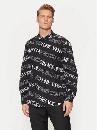 Versace Jeans Couture Hemd 76GAL2R0 Schwarz Regular Fit