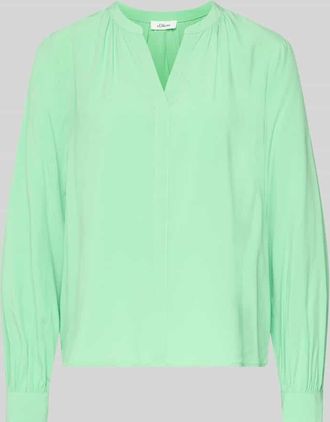 s.Oliver Red Label Comfort Fit Langarmbluse aus reiener Viskose