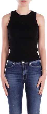 Carhartt Work in Progress Femme, Tops, Noir, Taille: 36 FR D&eacute;bardeur Noir Logo Avant