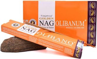 Anemone Anemone - Enecens Vijayshree Golden Premium - Nat&uuml;rliche und holzige St&auml;bchen - Packung mit 15g Dosen (Oliban, 3 Schachteln)