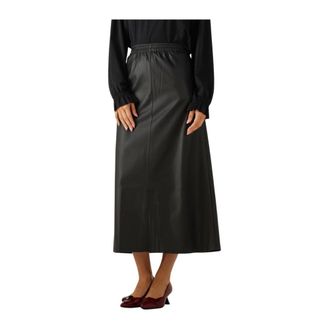 JapanTKY Konomi Maxi Rock - - Skirts - Damen - Schwarzk - XS