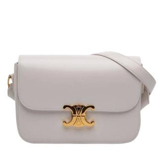 Celine Sac bandouli&egrave;re vintage Pre-owned - Femme - Pre-owned - Blanc - Taille: ONE Size
