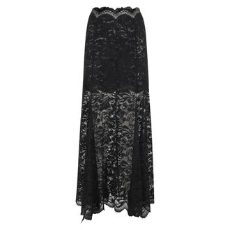 Paco Rabanne Femme, Jupes, Noir, Taille: 34 FR Scalloped Lace Maxi Skirt
