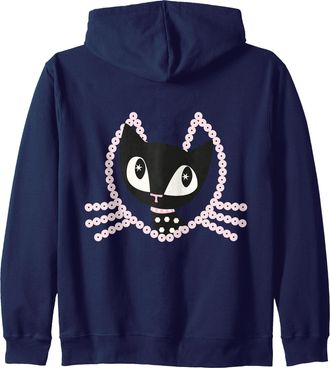 Pussy Deluxe Sequin Cat Kapuzenjacke