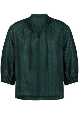 Zero Schlupfbluse Damen mit Struktur