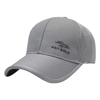 Generic Casquette de tennis unisexe &agrave; bord en maille r&eacute;glable &agrave; lext&eacute;rieur chapeau de plage visi&egrave;re, GY3., Taille unique
