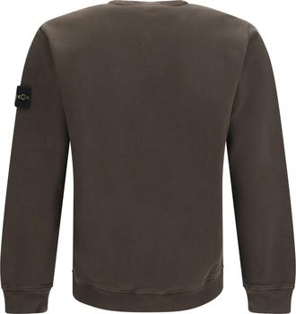 Stone Island Crewneck Cotton Sweatshirt - Gray