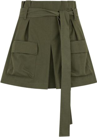 Red Valentino Femme, Shorts, Vert, Taille: 36 FR Belted Short-Skirt