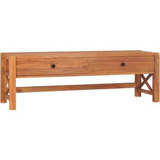 vidaXL Meuble tv 140x40x45 cm Bois de teck