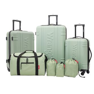 Wrangler Venture Gep&auml;ck- und Reise-Set, Laurel, 7-Piece Set