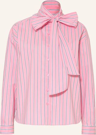 Milano Milano Italy Bluse Mit Abnehmbarer Schluppe pink
