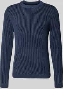 Jack & Jones Slim Fit Strickpullover aus Baumwoll-Mix Modell DOVER