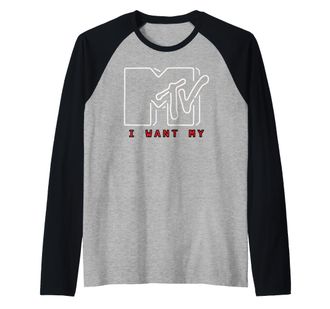 Giesswein Ich Will Mein MTV Neon Logo Raglan