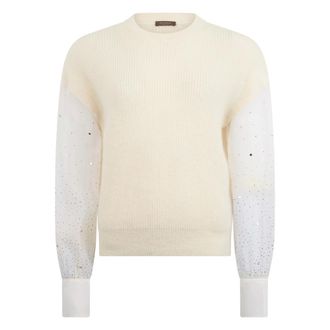 PESERICO Damen, Strickwaren, Beige, SGr&ouml;&szlig;e