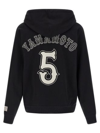 Yohji Yamamoto Mens Black Cotton Sweatshirt Clothing