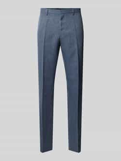 HUGO BOSS Regular Fit Anzughose aus Leinen-Mix Modell LEON