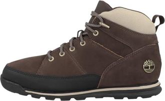 Timberland Euro Rock Mid Hiker Bottes à lacets pour homme, Nubuck marron foncé Tb0a41yhw07, 41.5 EU