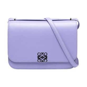 Loewe Pre-owned Leder Umh&auml;ngetasche - - Pre-owned - Damen - Lila - ONE SIZE