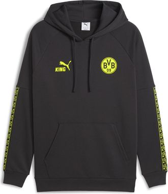 Puma Borussia Dortmund KING Hoodie Herren, Accessoires, Grau, XS