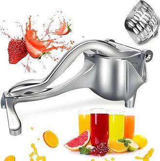 Generic Presse-agrumes Manuel - Presse-agrumes Manuel en Aluminium, Levier de Presse Manuel Portable, Prise Confortable, Pression Facile Et Jus Rapide pour Ci