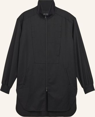 Yohji Yamamoto Y-3 Lange Trainingsjacke Aus Veredelter Wolle schwarz