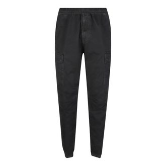Stone Island Pantalon Regular Tapered - Homme - Pantalons - Noir - Taille: W33
