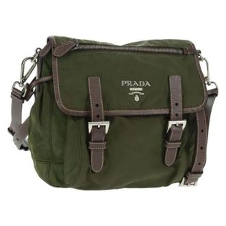Prada Pre-owned Vintage Cross Body Bag - - Pre-owned - Damen - Gr&uuml;n - ONE SIZE