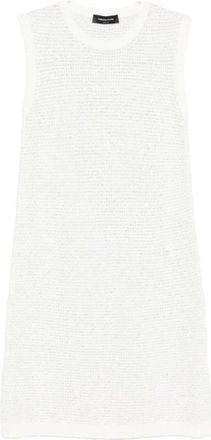 Fabiana Filippi Femme, Robes, Blanc, Taille: 38 FR Knitted Dress