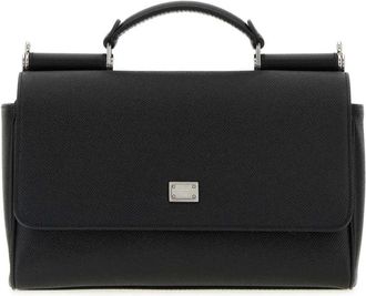 Dolce & Gabbana Femme, Sacs, Noir, Taille: ONE Size Sicily Bag