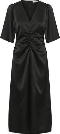 Inwear Femme, Robes, Noir, Taille: 36 FR Robes Midi