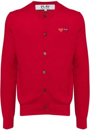 Comme Des Garçons Femme, Pulls, Rouge, Taille: 38 FR Collection Pull Rouge