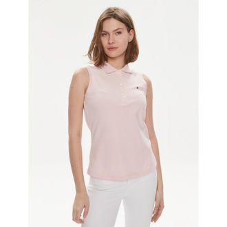 Tommy Hilfiger Poloshirt 1985 WW0WW41794 Rosa Slim Fit