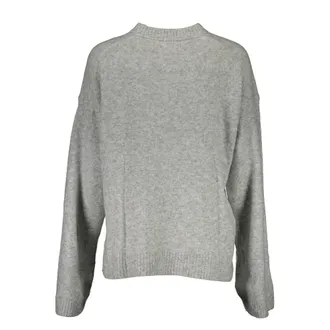 Calvin Klein Acrylic-Blend Crewneck Sweater - Gray