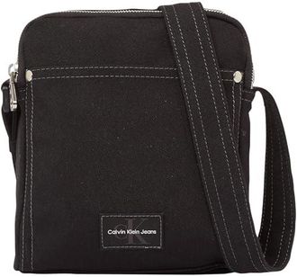 Calvin Klein Sac &agrave; Bandouli&egrave;re Homme Sport Essentials Reporter avec Fermeture &Eacute;clair, Noir (Black), Taille Unique