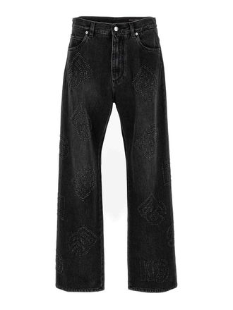 Dolce & Gabbana Straight Leg Jeans - Grau