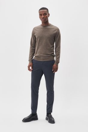 Matinique Strickpullover Margrate Gerade Passform brown