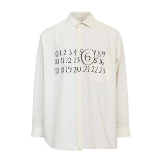Maison Margiela Herren, Shirts, Wei&szlig;, XLGr&ouml;&szlig;e