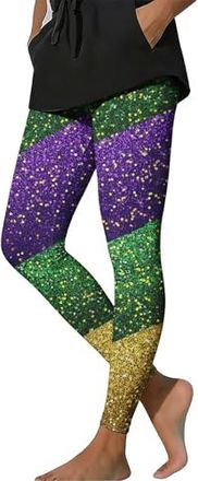 Generic Legging pour femme, coupe haute, pantalon de yoga long, leggings de loisirs graphiques exquis leggings pour hommes jogging, Noir, XXL