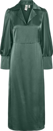 Vero Moda Y.A.S Damen YASPELLA LS Long Dress S. NOOS Kleid, Sycamore, S
