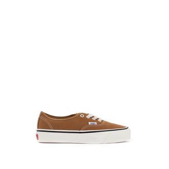 Vans Homme, Chaussures, Brun, Taille: 43 EU Baskets en Toile avec Coutures Contrastées
