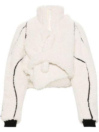 Ottolinger veste &agrave; design asym&eacute;trique - Blanc