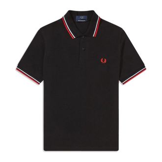 Fred Perry M12 186 Polo - - Tops - Herren - Schwarzk - 3XS